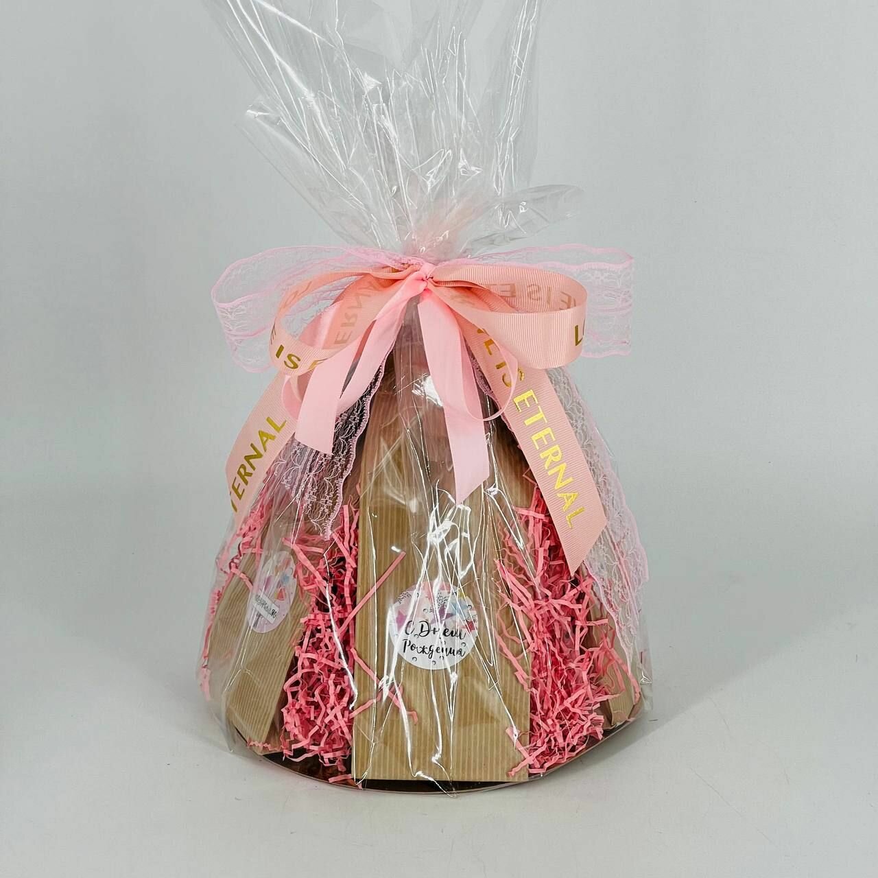 Подарочный набор на день рождения "чай, кофе". Букет из чая и кофе