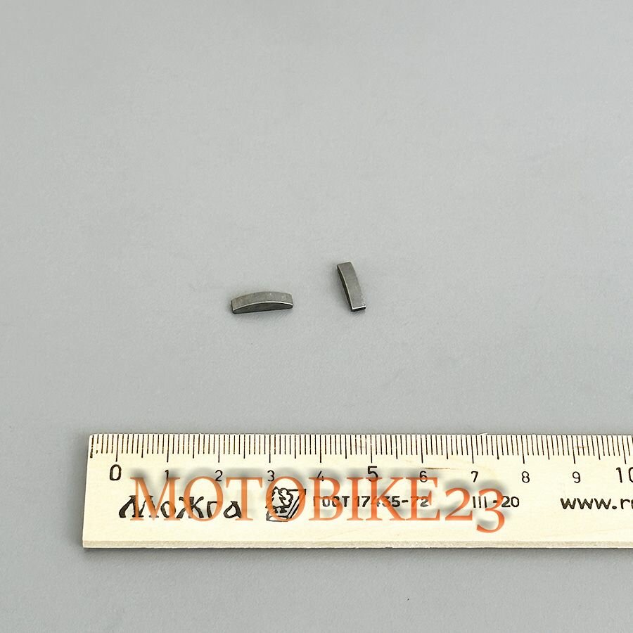 Шпонка коленвала для скутера, мопеда 13х3х3 мм (2шт).