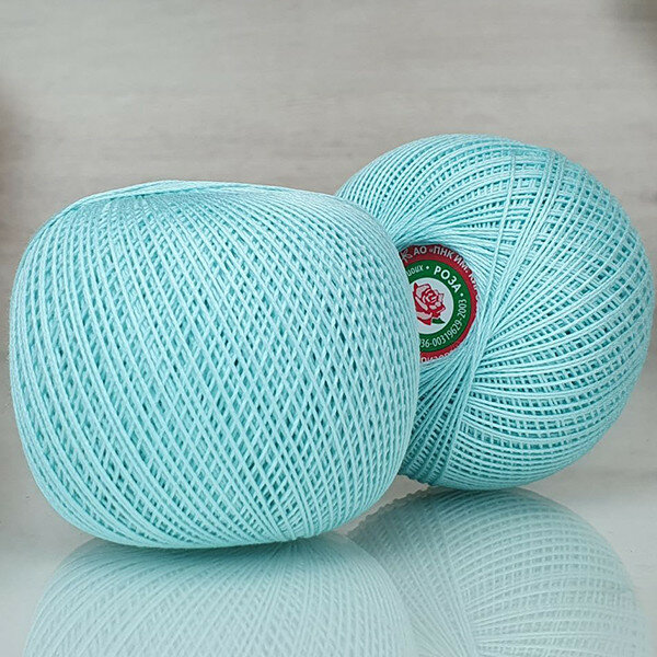 Пряжа ПНК им. Кирова роза 3002 гол. бирюза (6 мотков)