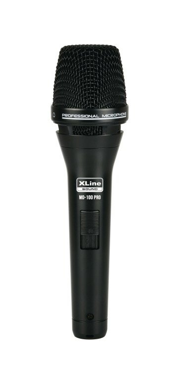 Xline MD-100 PRO (Микрофон вокальный динамический проводной, 50-15000Гц, в комплекте: держатель, кабель, чехол)