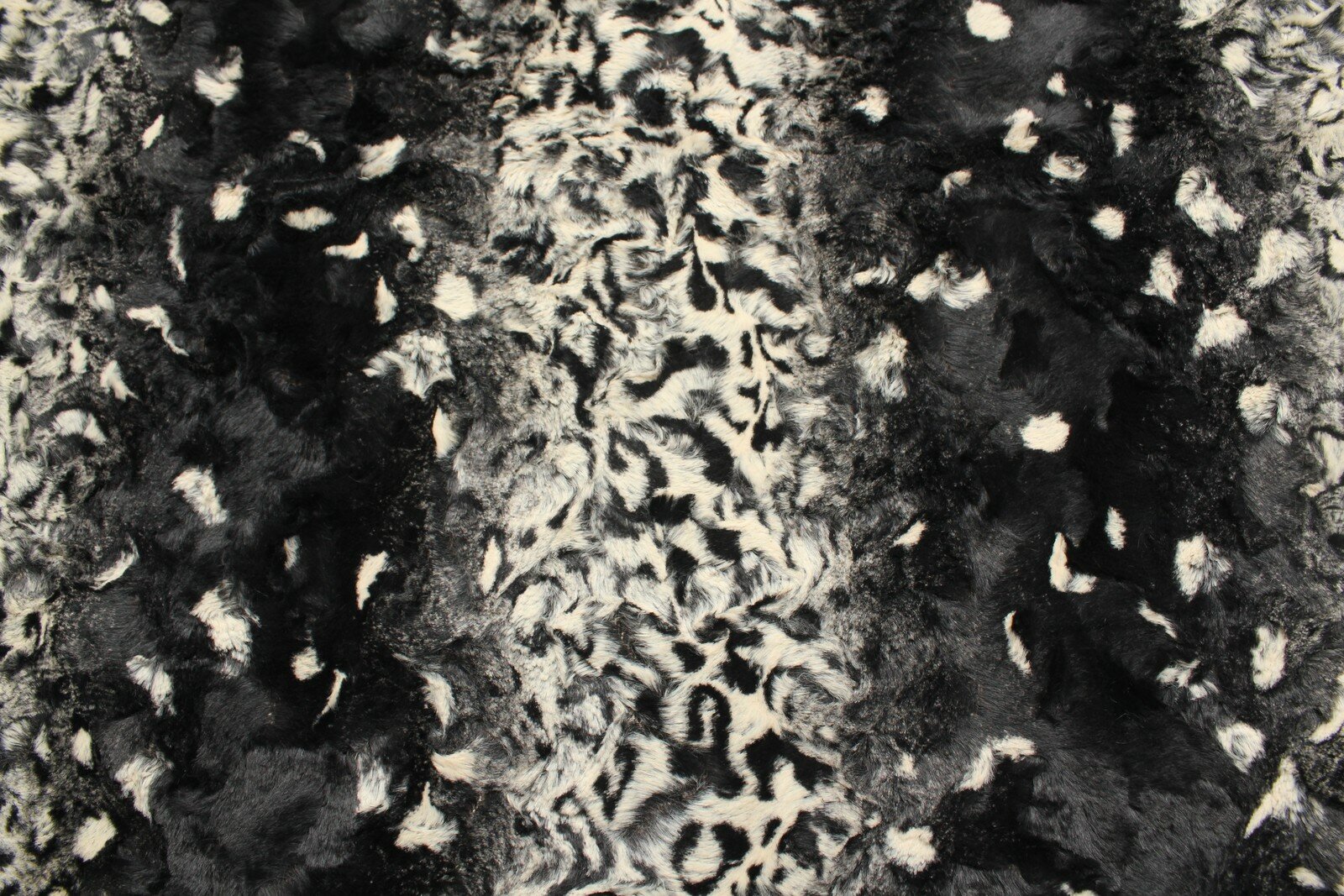 Ткань Мех искусственный «кролик» с пятнистым узором, ш150см, 0,5 м