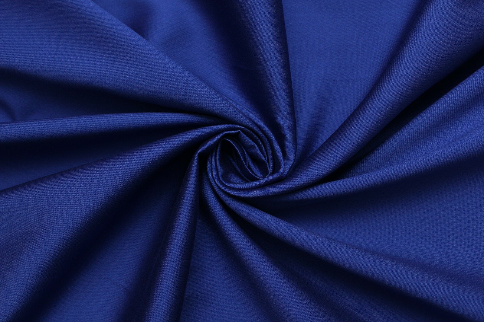 Ткань Шёлк с хлопком микадо Valentino яркий тёмно-синий (василёк), 280 г/пм, ш142см, 0,5 м