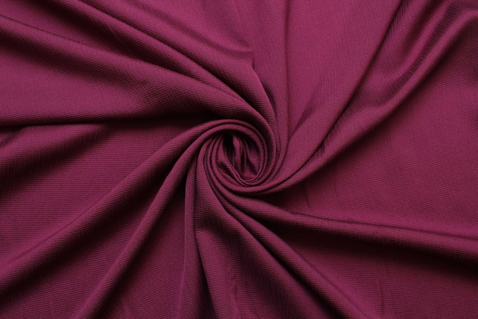 Ткань Шёлк-креш плательно-костюмный M.Kors фиалково-сливовая, ш128см, 0,5 м