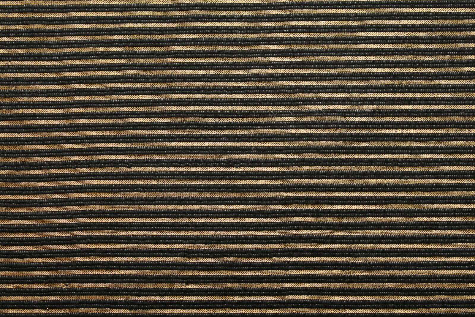 Ткань Шелковый жаккард, чёрно-бежевая полоса, ш142см, 0,5 м