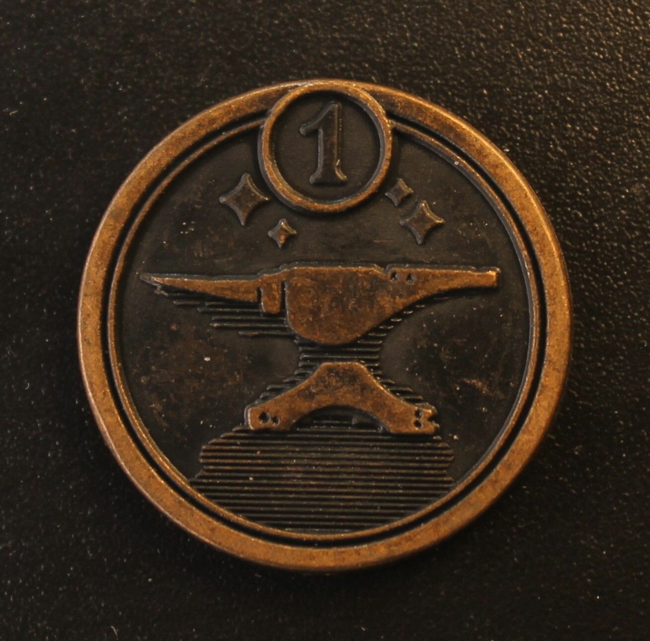 Сувенирная монета Магазин сокровищ "Крица" цвет медь