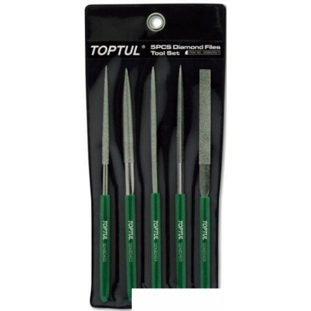 Набор напильников Toptul GNBA0501 (5 предметов)