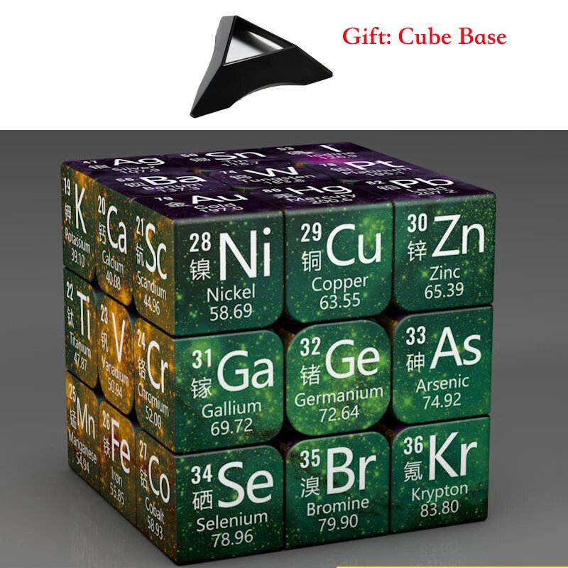 Кубик Рубика 3x3x3 Chemistry, цвет Chemistry