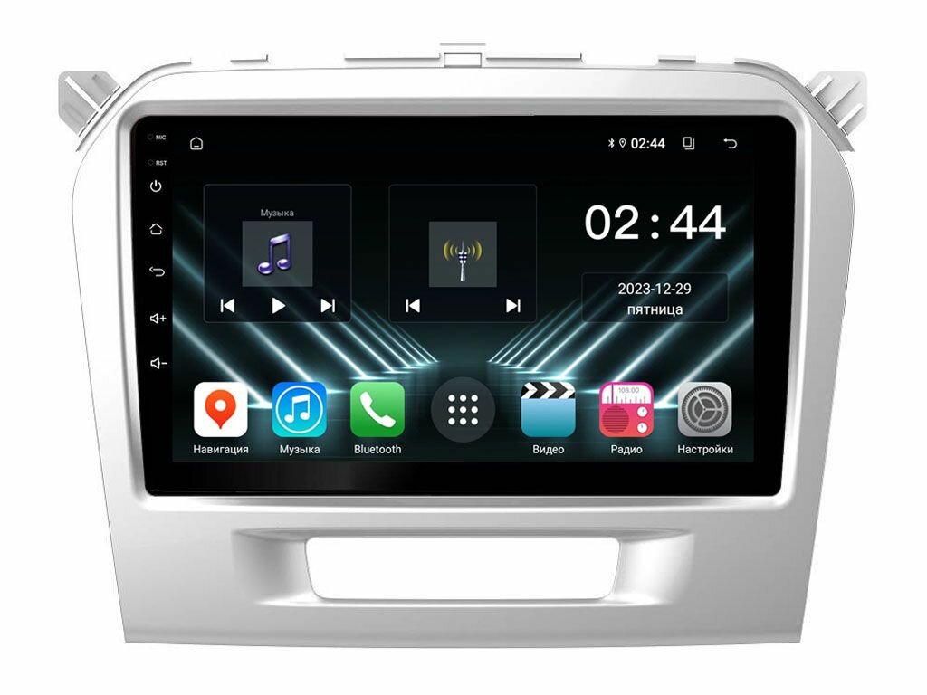 Штатная магнитола Suzuki Vitara 2 2014-2023 UNISON 09T4 4Gb/64Gb IPS BT Wi-Fi CarPlay (212/571-09T4)