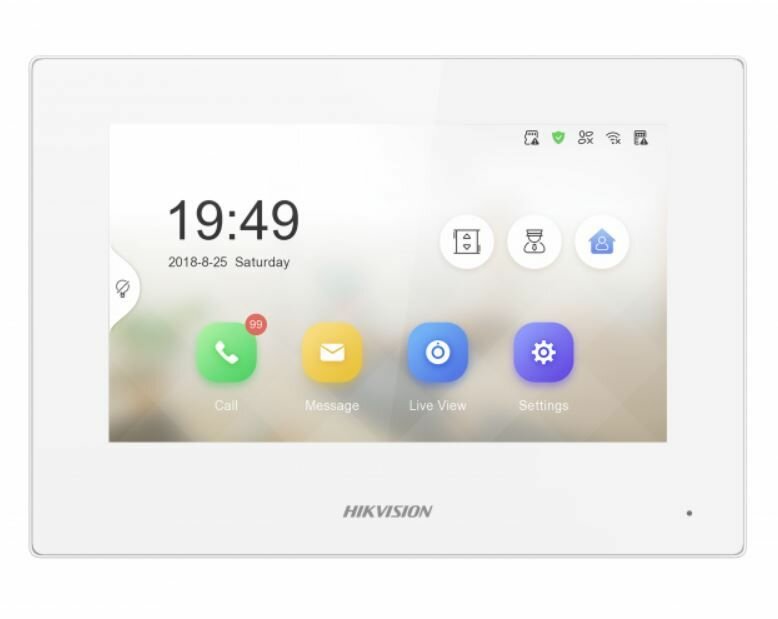HikVision DS-KH6320-LE1/White(B) IP-видеодомофон 7 сенсорный