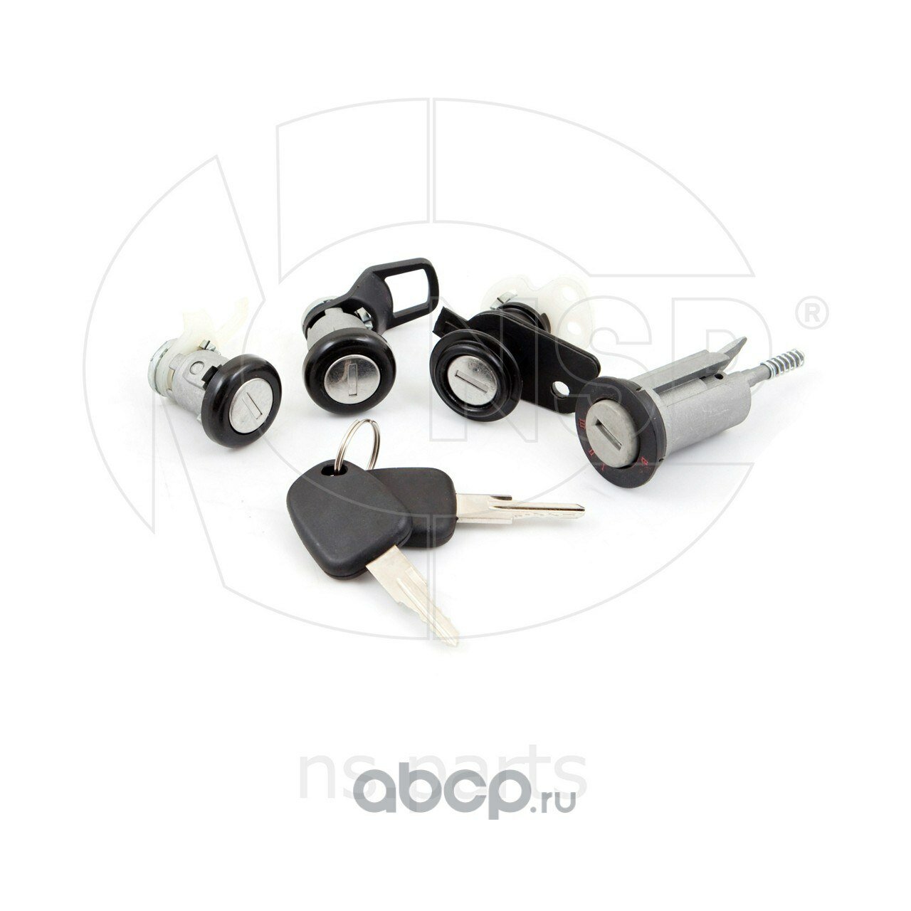 Комплект личинок замков автомобиля daewoo nexia nsp nsp0196223338