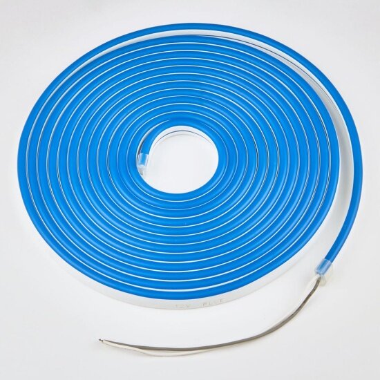 Светодиодная лента Uniel ULS-N11-2835-120LED/m-8mm-IP67-DC24V-10W/m-15M-BLUE NEON