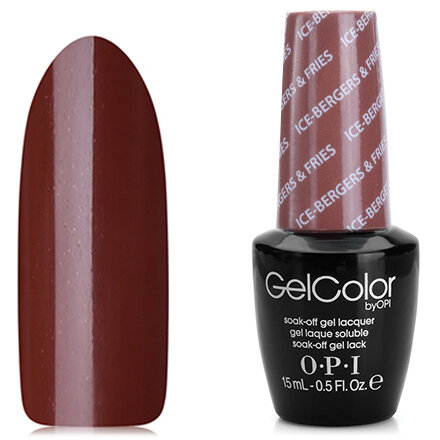 OPI GELCOLOR Гель лак Ice Bergers Fries N40
