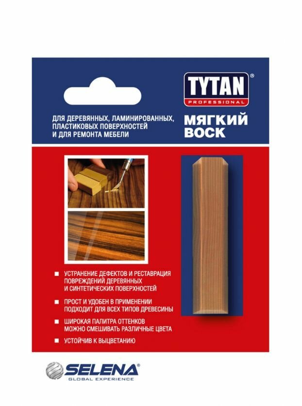 Воск мягкий Tytan Professional 55 светлый орех 7,5 г.