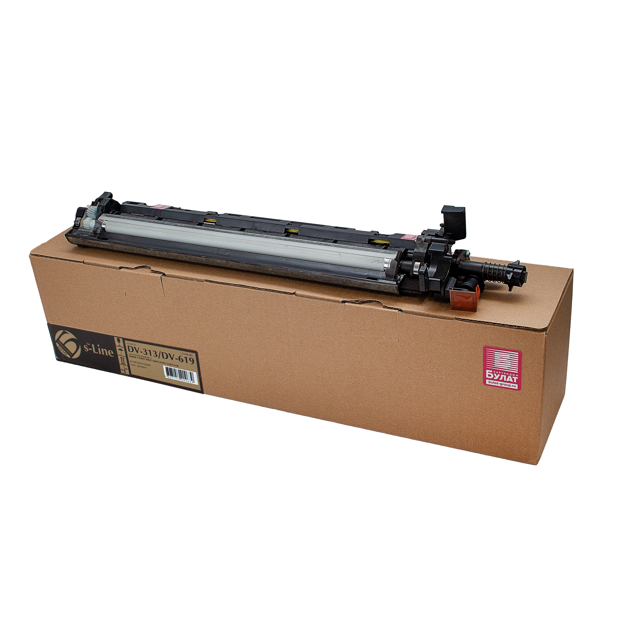 Блок проявки булат s-Line DV313C для Konica Minolta bizhub C258 (Голубой, 600000 стр.), ref.