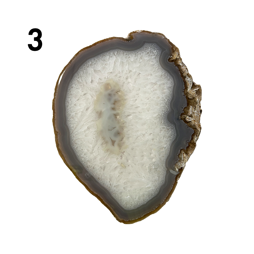 Velichenko Срез агата с натуральной каймой, 15х19,5 см