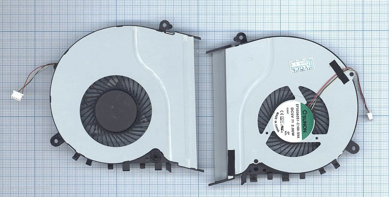 Вентилятор (кулер) для Asus 13NB02A1AM0101 (4-pin)