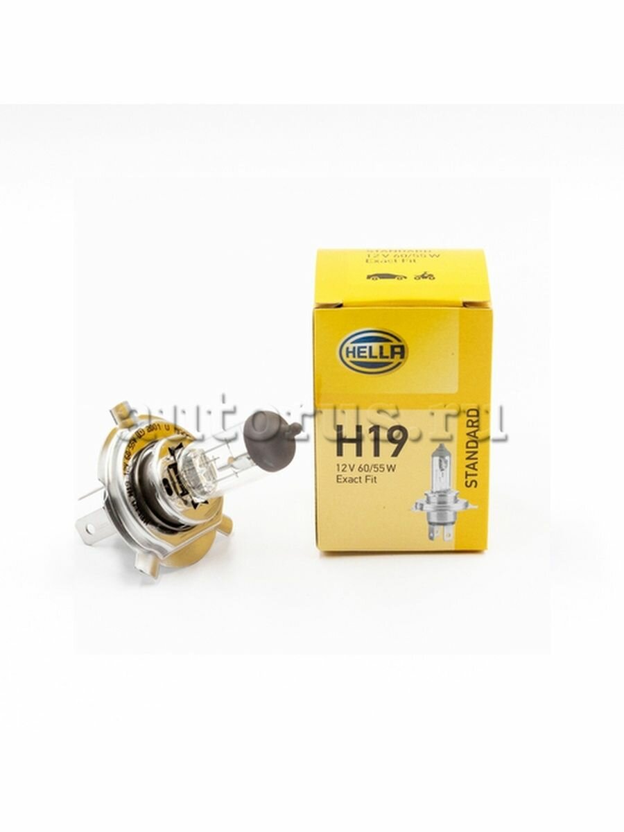 Автолампа Лампа автомобильная 12V H19 60/55W HELLA 1 шт. картон 8GJ235698-101