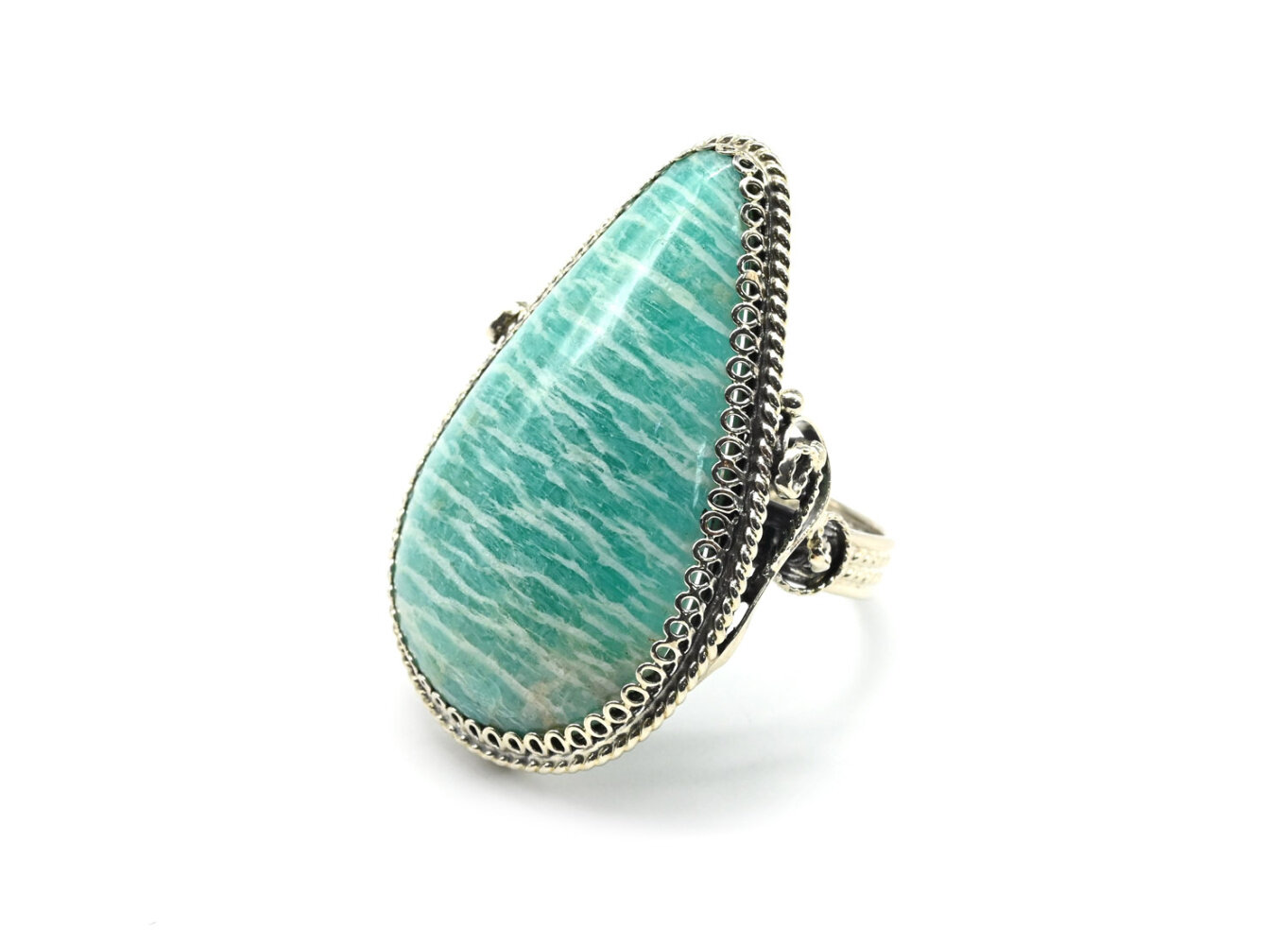 Кольцо, амазонит