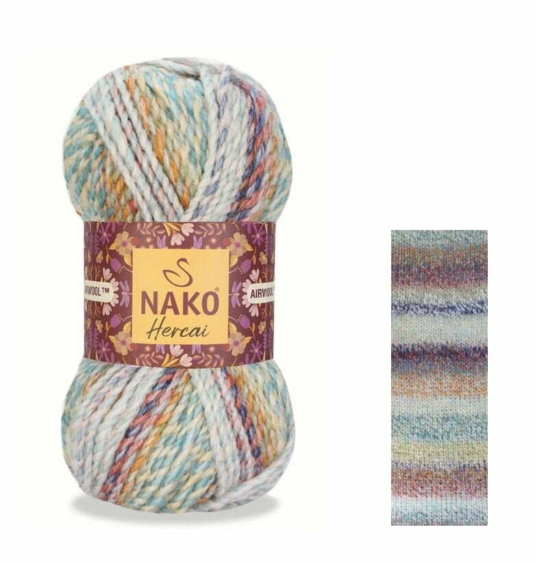 Пряжа Hercai Nako (5 мотков по 100 грамм-156м.)100% акрил 28135