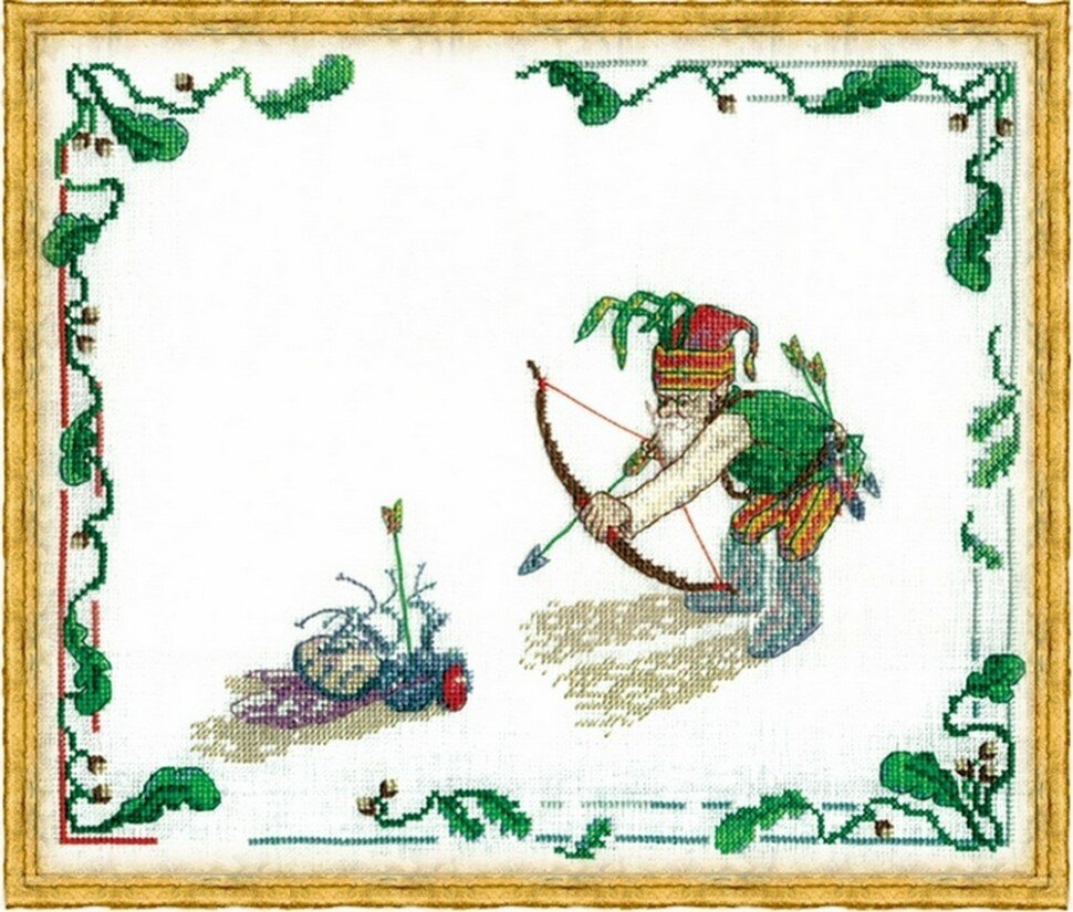 Набор для вышивания Nimue #1-A001 K L'Archer (Стрелец), Счетный крест, 33 x 27 см