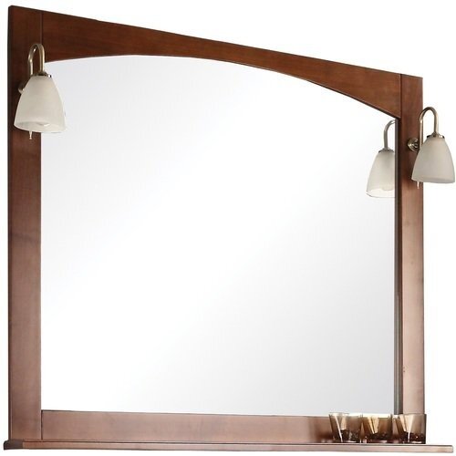 1388-2. M01 Зеркало Акватон Наварра 105 Орех (без светильников)