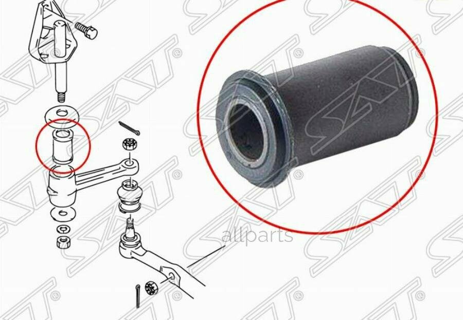 SAT ST-48750-60A00 Сайлентблок рычага Suzuki Escudo 88-97 / Vitara 88-99