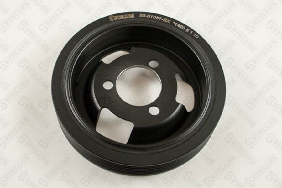 STELLOX 2001057SX Шкив к. в. CITROEN C3/C4/C5/BERLINGO/DS3 1.4-1.6I 08>, PEUGEOT 207/308 1.4-1.6I 06>