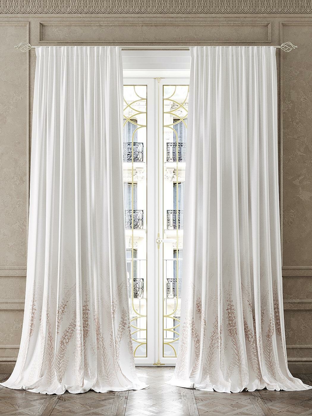 Комплекты штор AT HOME / шторы в комнату 150х280 см / Долани