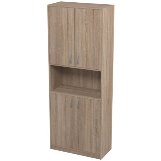 Шкаф Меб-фф ШБ-4 цвет Дуб Сонома 77/37/200 см