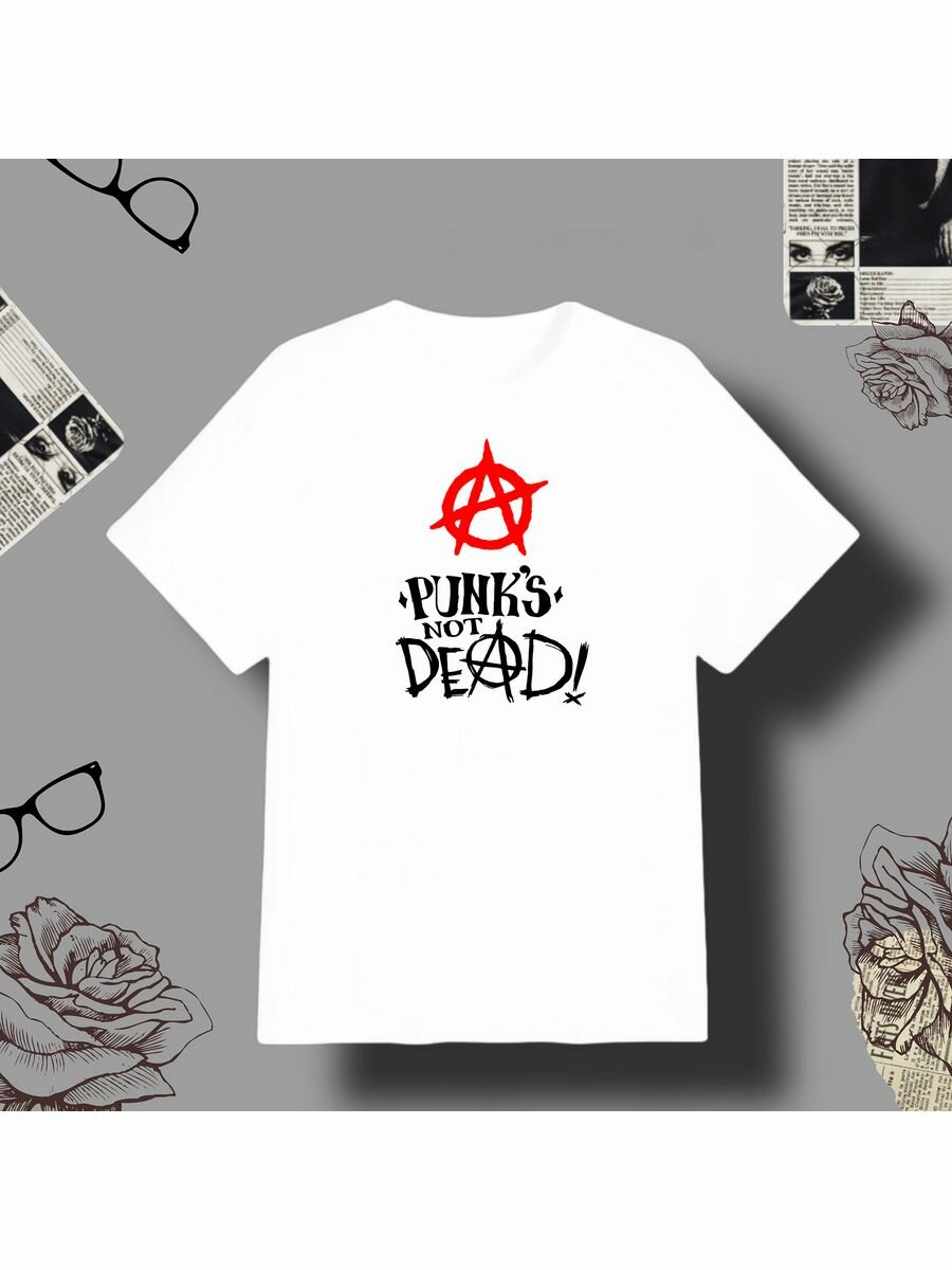 Футболка punks not dead
