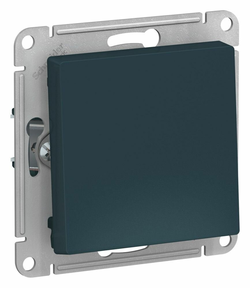 Systeme Electric AtlasDesign Изумруд Выключатель 1-клавишный 2-полюсный, 10А, механизм, ATN000821