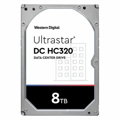 Жесткий диск WD Ultrastar DC HC320 HUS728T8TAL5204, 8ТБ, HDD, SAS 3.0, 3.5" [0b36453]