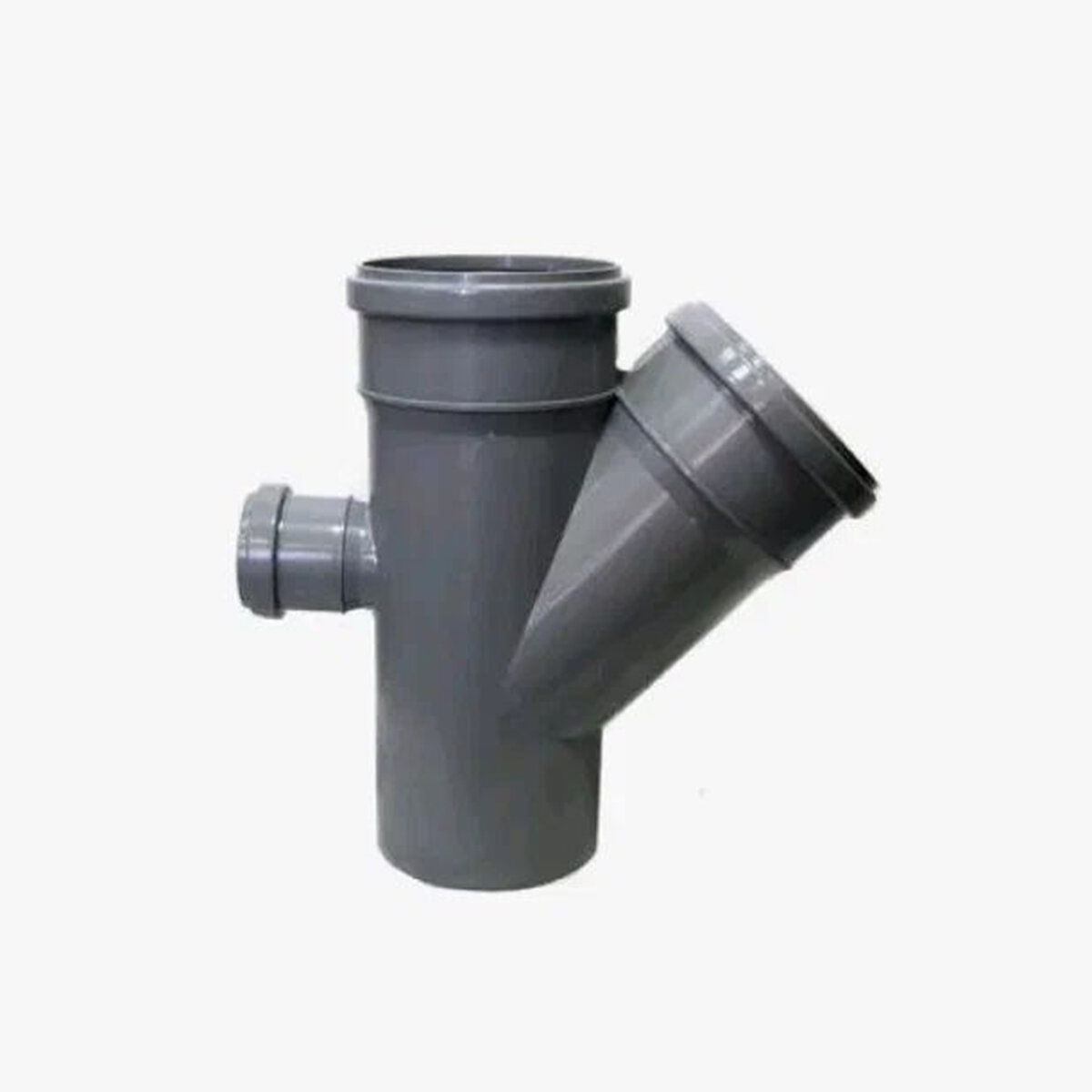 Крестовина для внутренней канализации Lammin полипропилен, 110х110х50 мм, 45/87.5 градусов