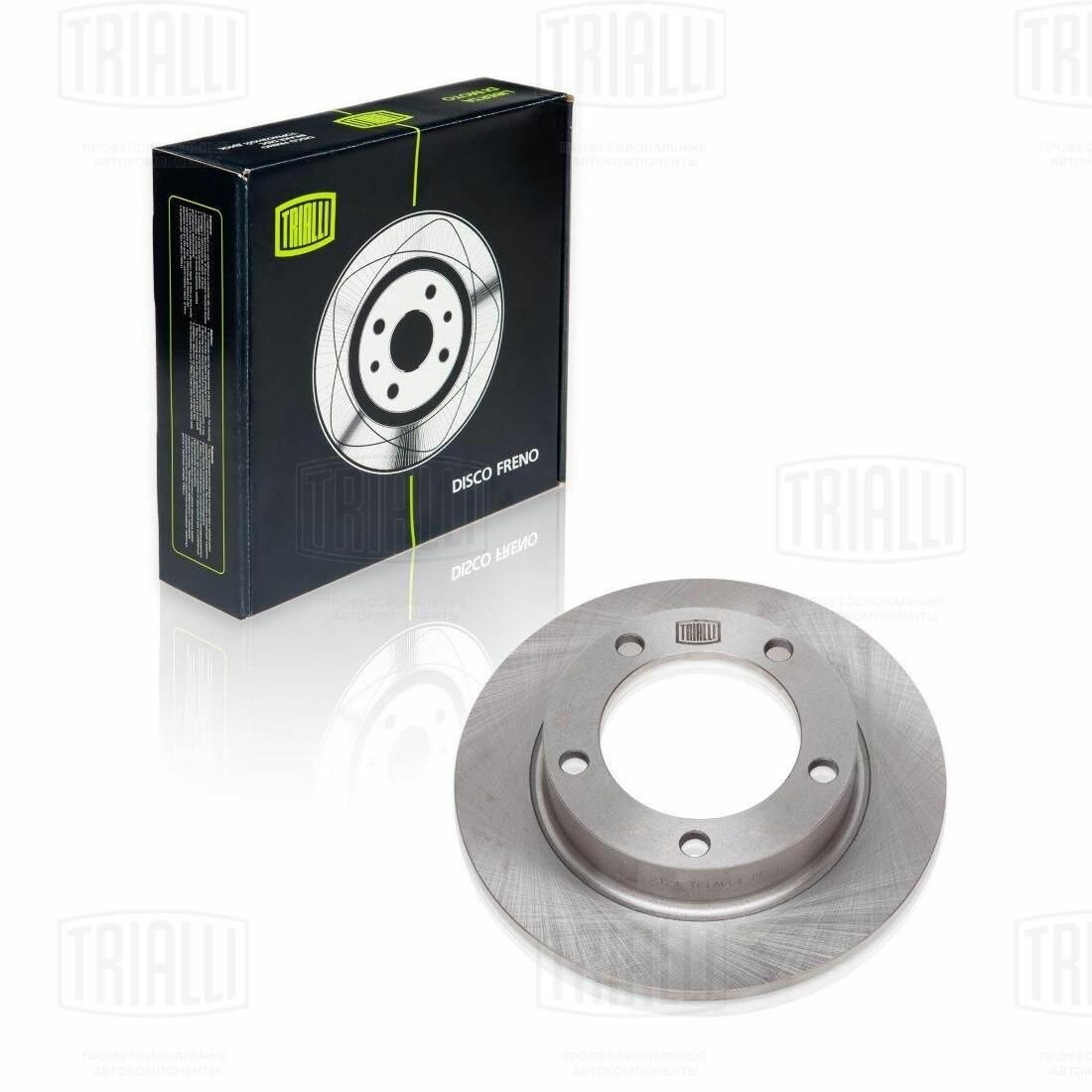 Диск тормозной передний Trialli для Lada 2121 (Нива), диаметр 272 мм
