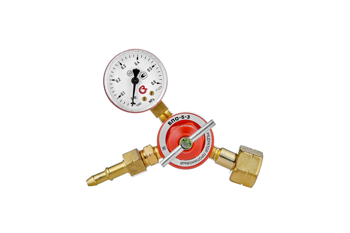 БПО пропановый редуктор БПО-5-3 ПТК 00000028946 для газоснабжения промышленной техники