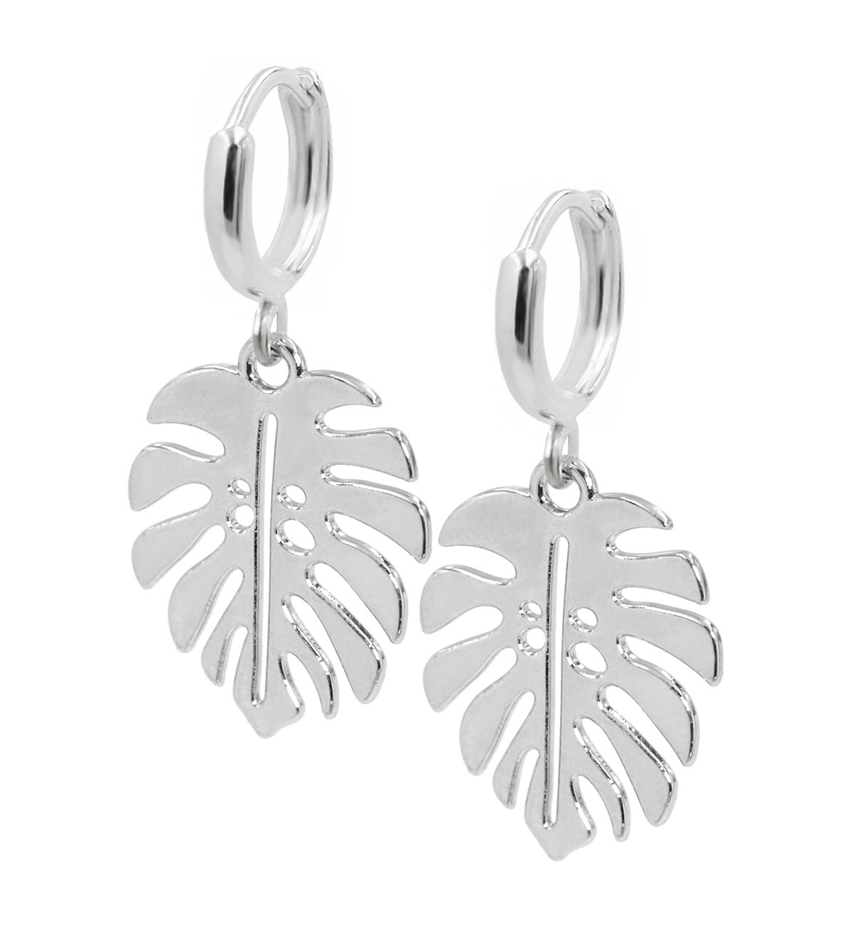 Серьги конго, с подвесками