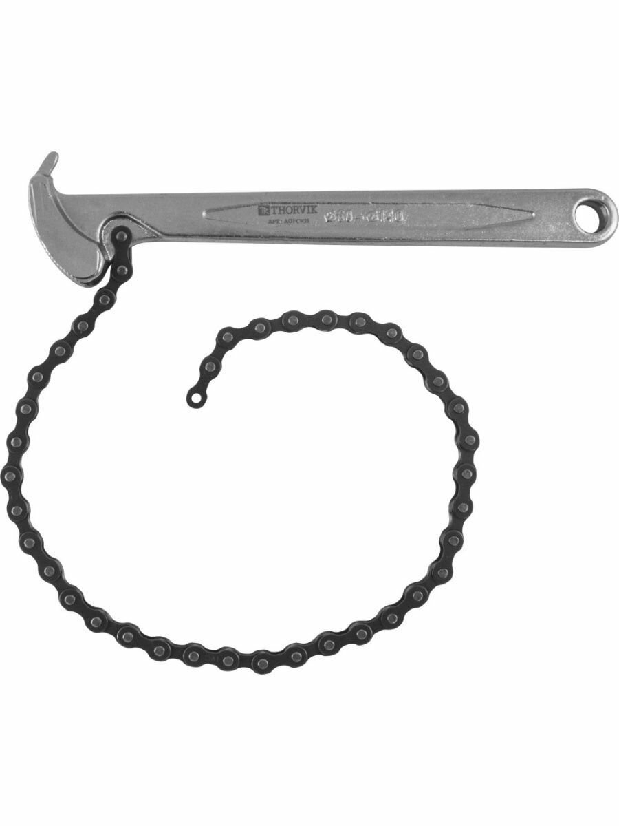 Цепной ключ Thorvik AOFCW25, для непрофилированных деталей