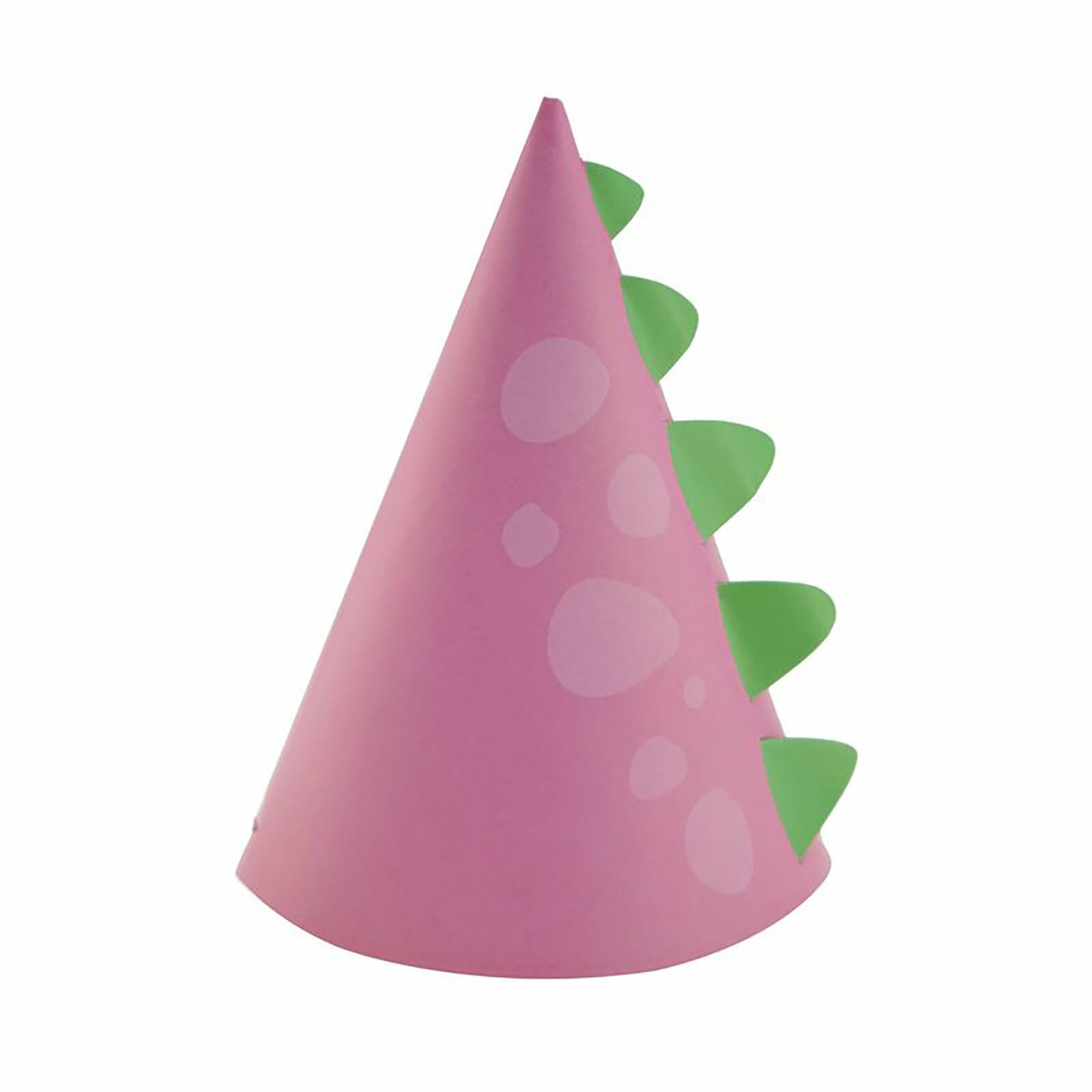 Колпаки "Милые Динозаврики", 16 см, 6 шт. , картон / веселуха