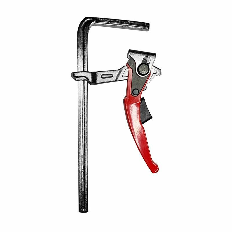 Струбцина кованная F-тип 200х60мм c рычажной рукояткой для установки в Т-паз