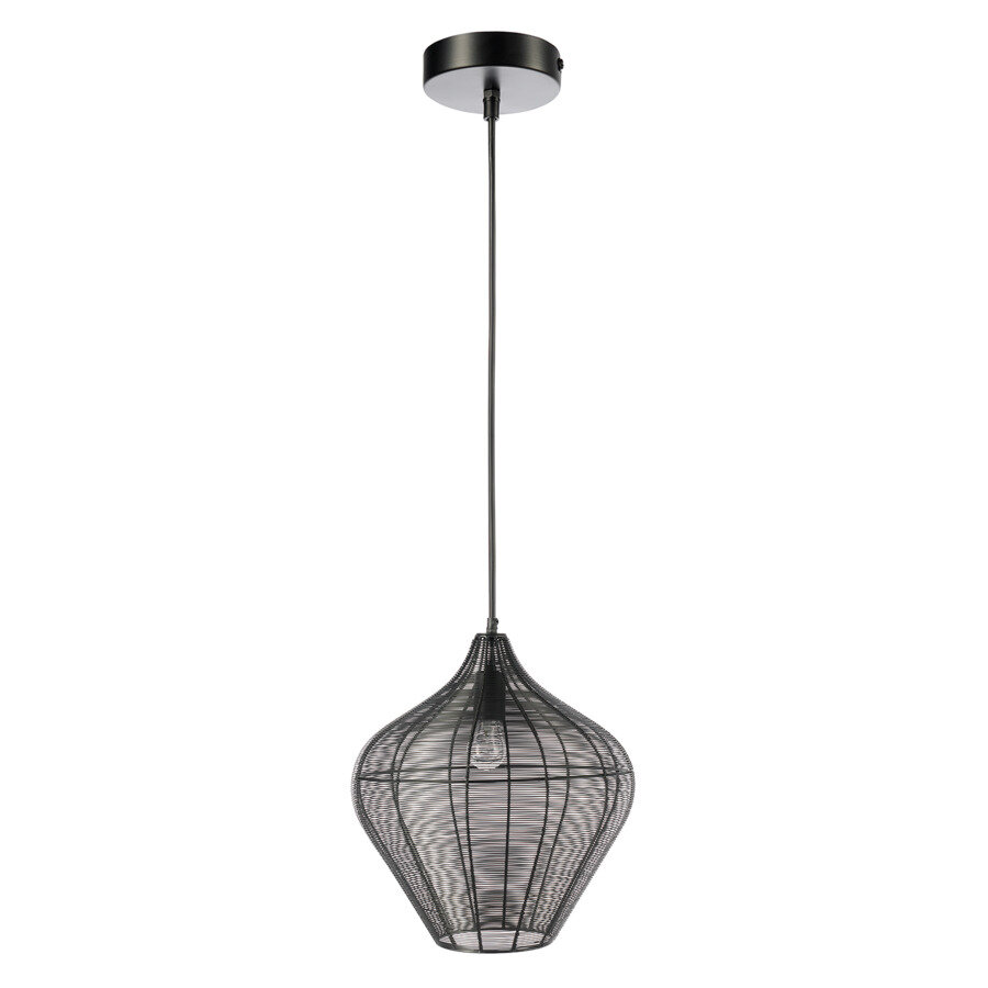 Светильник подвесной Bergenson Bjorn Vinger 36х40 см, черный, премиум качество