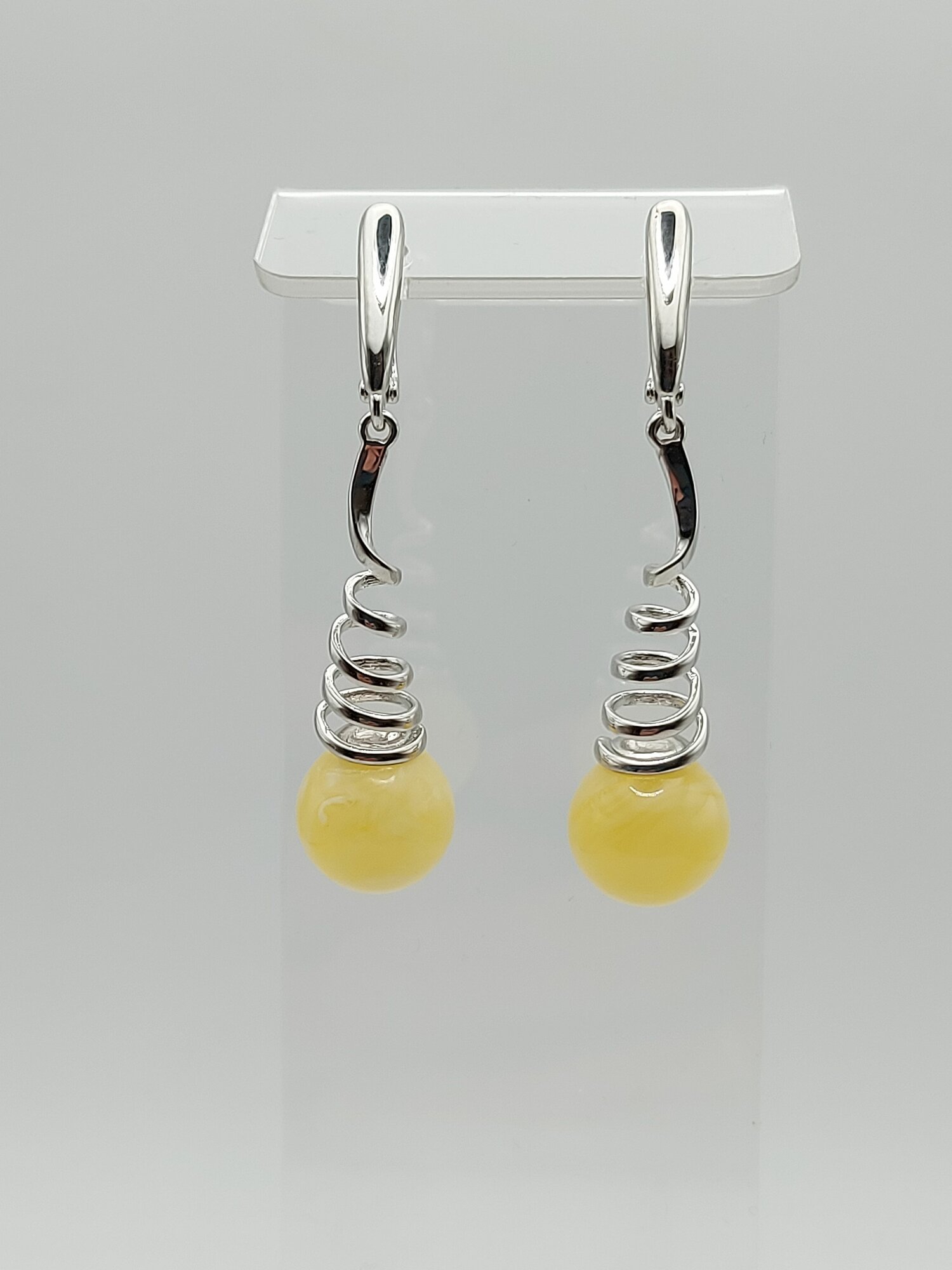 Серьги AIM STARS, янтарь