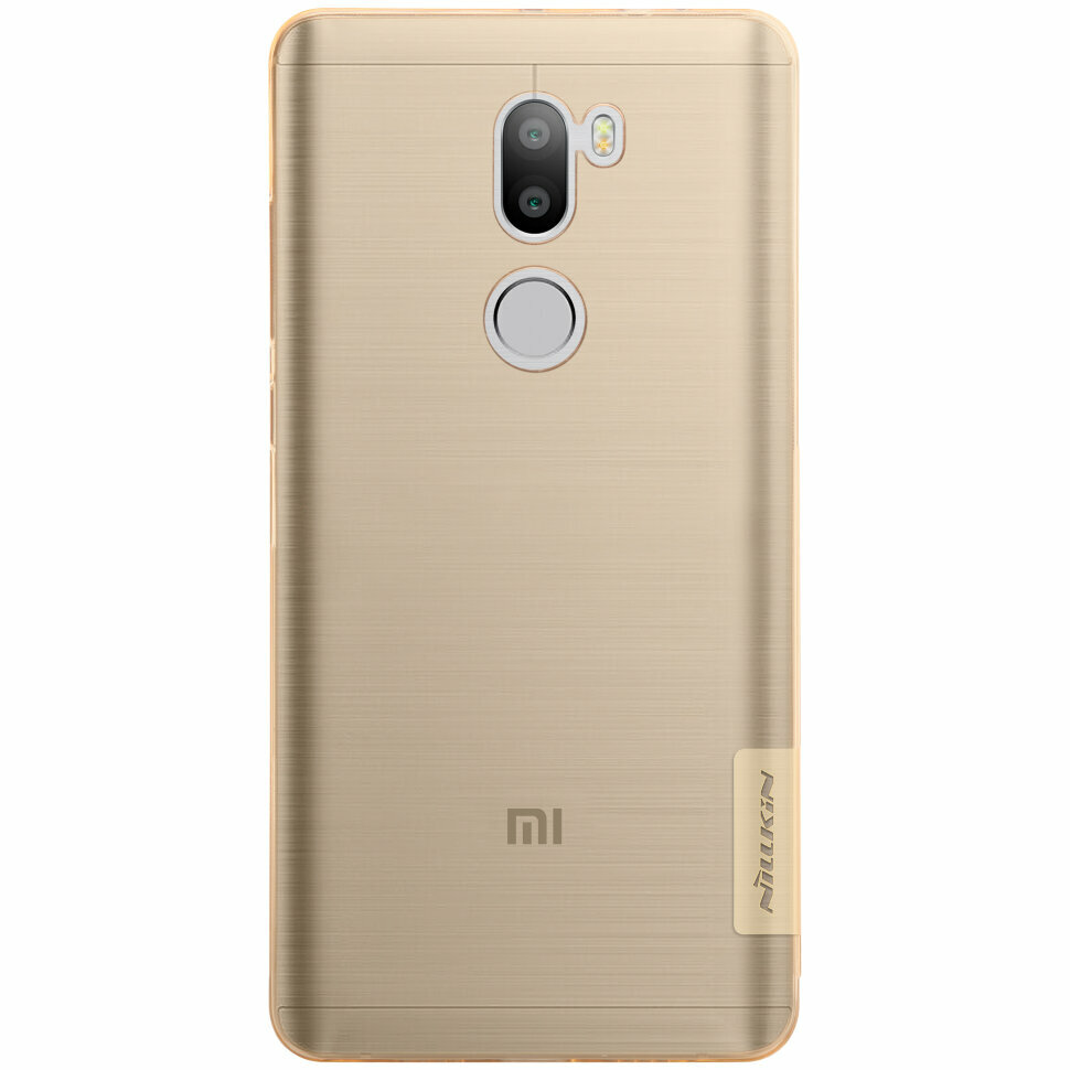 Накладка Nillkin Nature TPU Case силиконовая для Xiaomi Mi5S Plus прозрачно-золотая