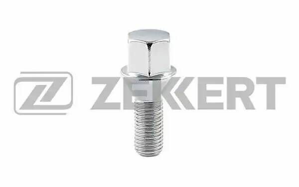 Болт колесный, конус, M12 x 1,25, длина резьбы 28, ключ 17, Цинк