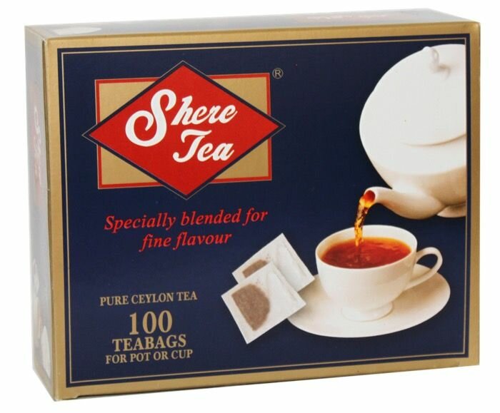 Shere Tea Чай черный, 100 пакетиков по 2 г