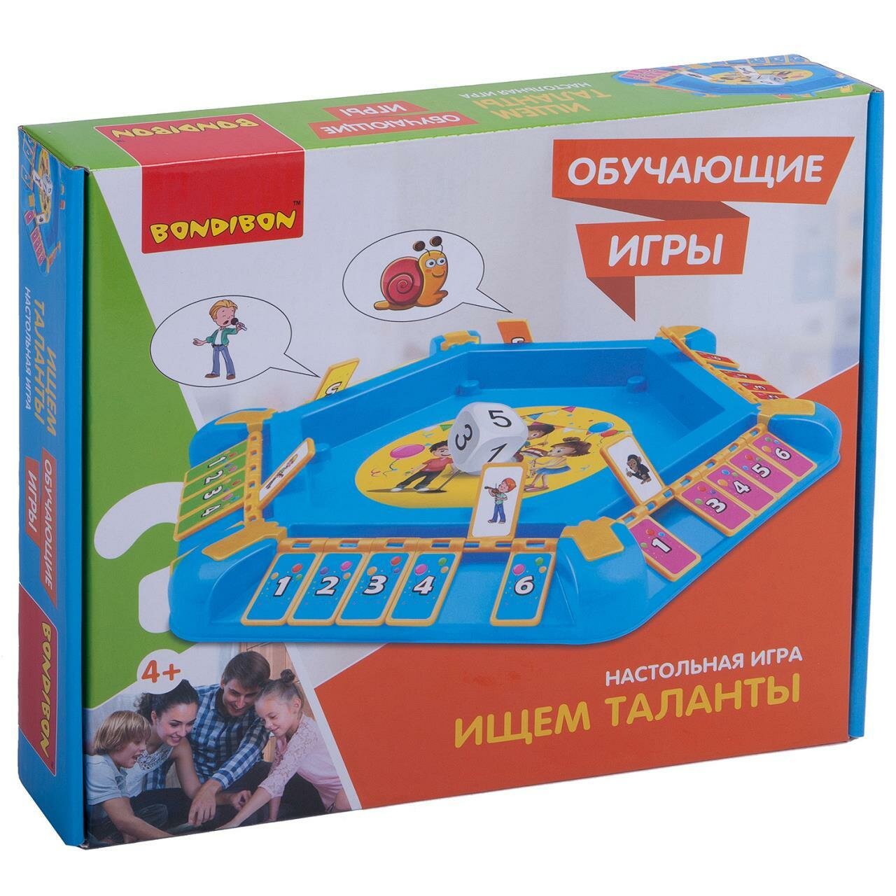 Обучающие игры Bondibon Настольная игра "ищем таланты", BOX 29x4x26 см