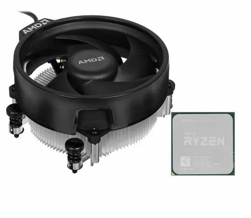 Процессор AMD Ryzen 5 5600G (100-100000252BOX) BOX - AM4, 6 х 3.9 ГГц, L2 - 3 МБ, L3 - 16 МБ, 2хDDR4-3200 МГц, AMD Radeon Vega 7, TDP 65 Вт, кулер