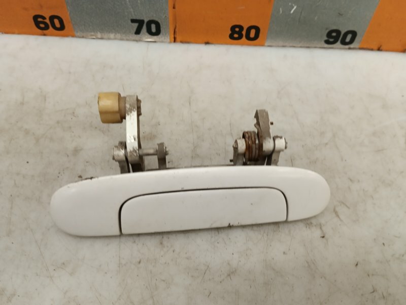 Б/У правый руль, ручка двери внешняя, Мазда Фамилия 8 Ручка двери наружная Mazda Familia 1998 BJ, BJ5P Задн. Прав. 303764 MAZ...