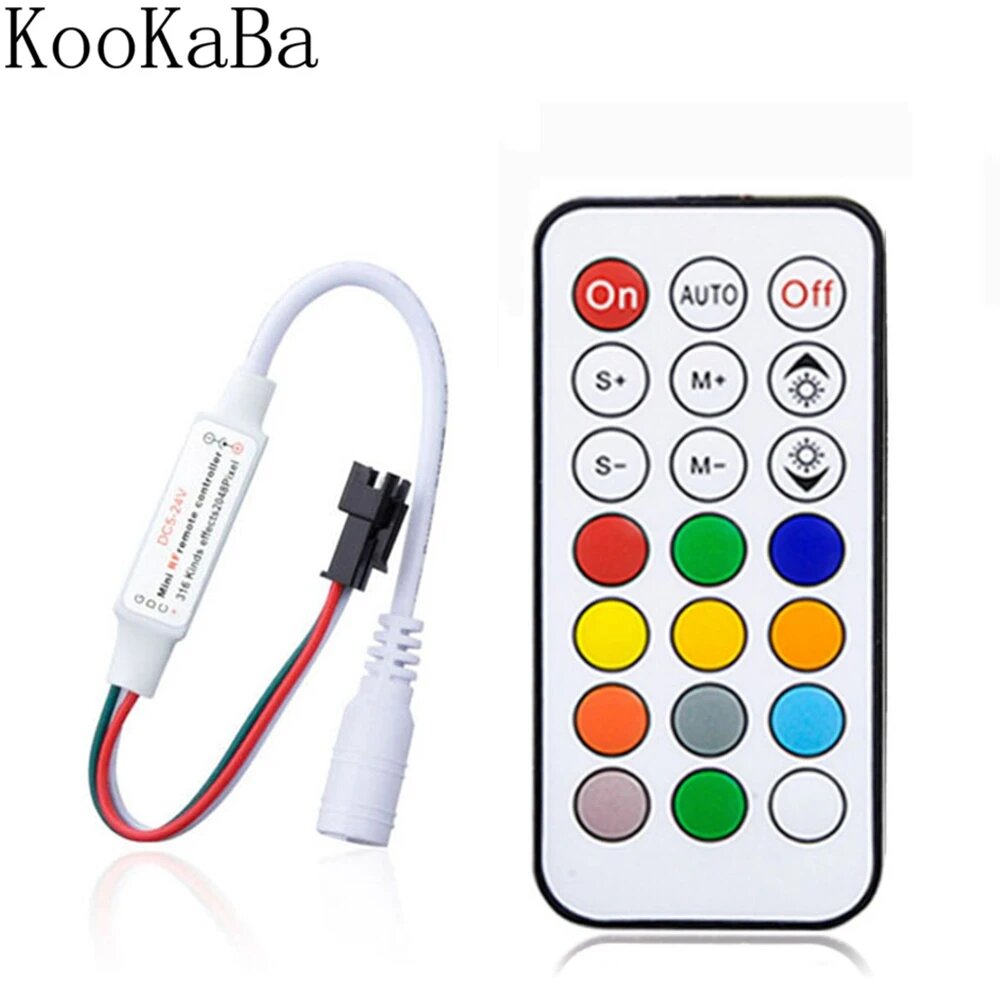 RGB-контроллер LOAMLIN для светодиодных лент 21keys DC