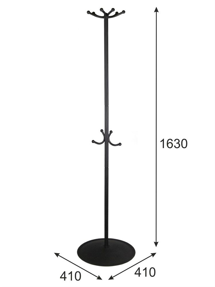 МБЛ Вешалка напольная Пико 16 черный Черный