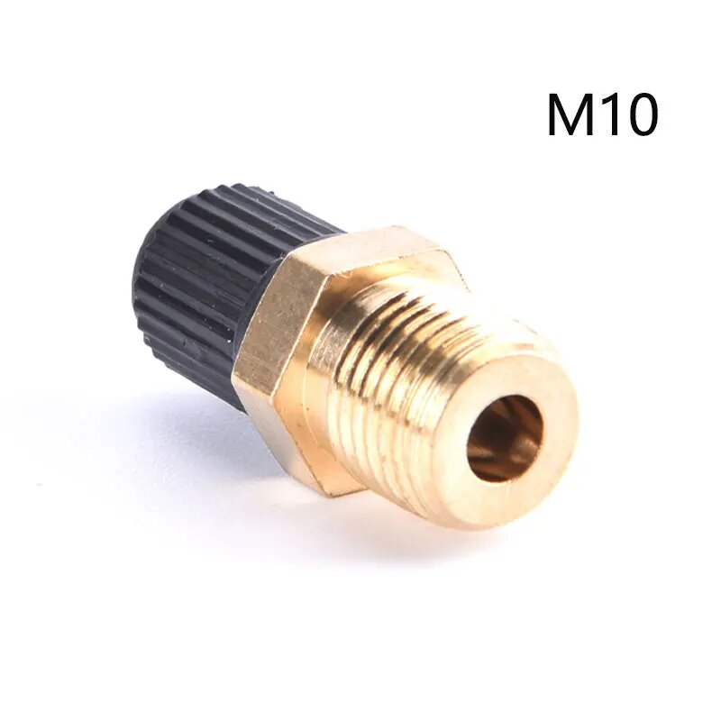2 шт M10/1/8 '/1/4' NPT MPT латунный воздушный компрессор резервуар заполняющий клапан с двойной головкой